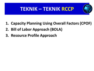 Available to Promise (ATP) & Rough Cut Capacity Plan (RCCP) _ Materi ...