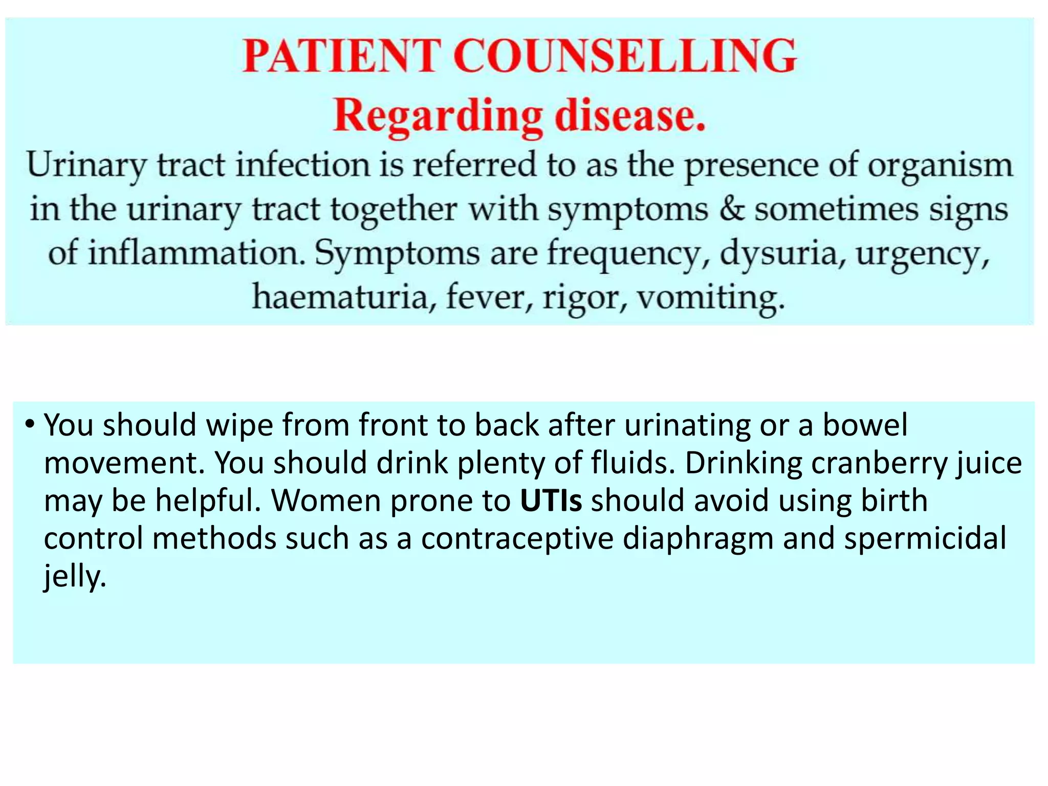 a case study on urinary tract infection ( UTI) | PPTX