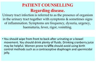 a case study on urinary tract infection ( UTI) | PPTX