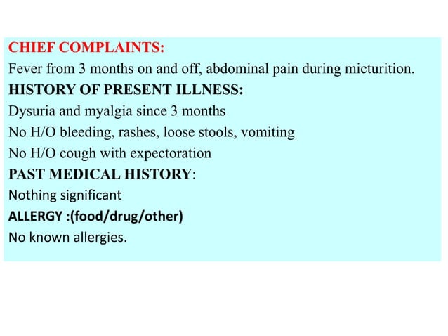 a case study on urinary tract infection ( UTI) | PPTX