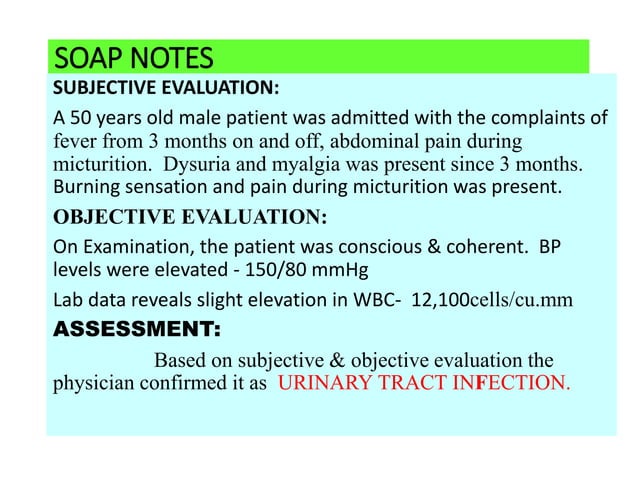 a case study on urinary tract infection ( UTI) | PPTX