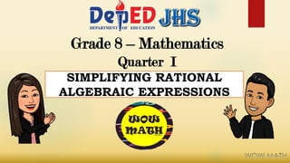 Simplifying Rational Algebraic Expressions | PDF