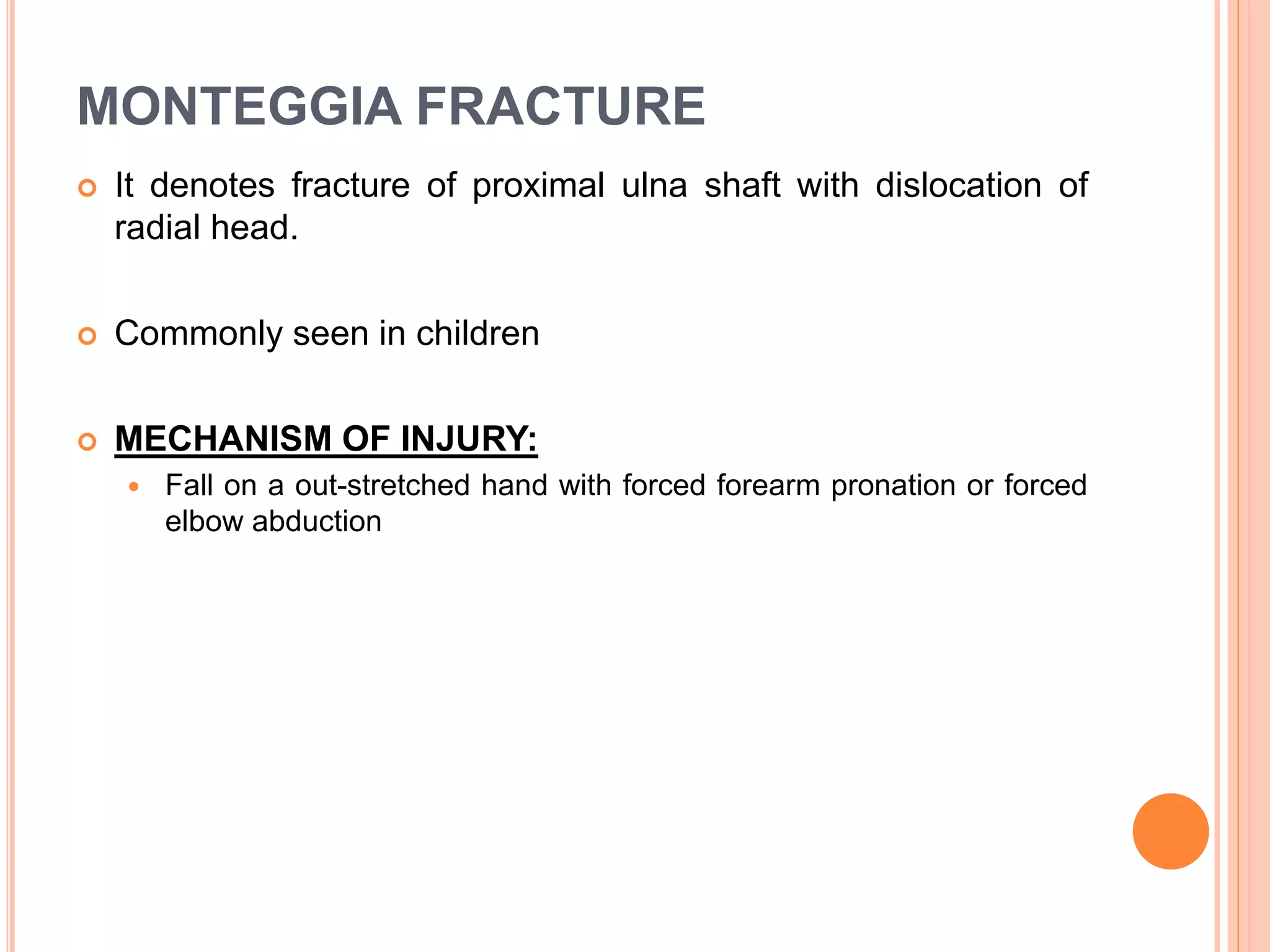 Monteggia fracture & galeazzi fracture | PPTX