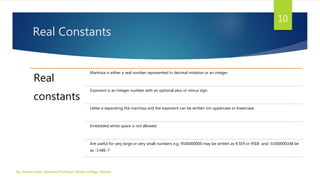 Constants in C | PPTX