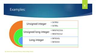 Constants in C | PPTX