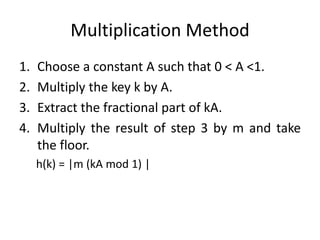 8. Hash table | PPTX