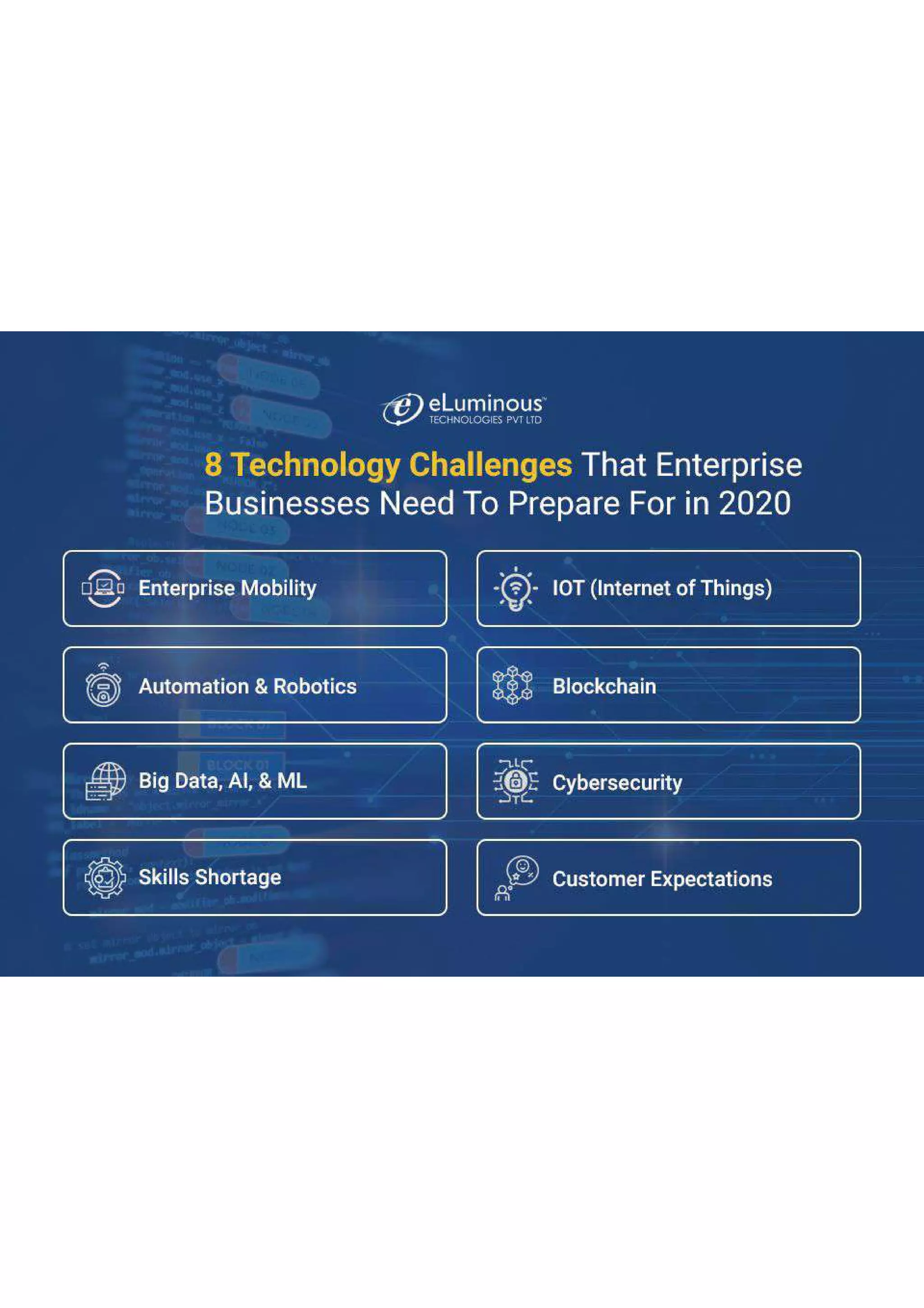 8 Technology challenges that enterprise businesses need to prepare for ...