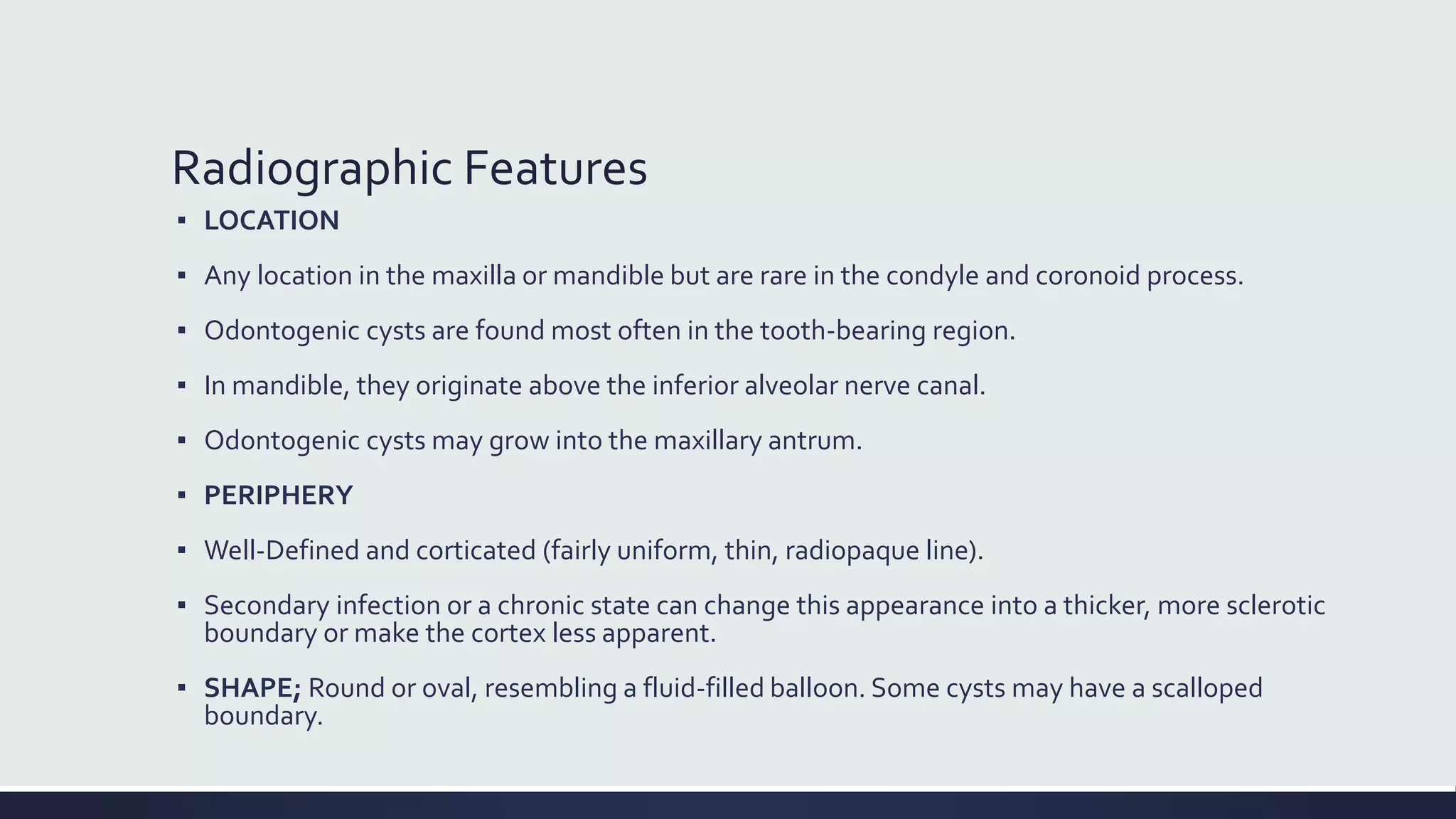 Radiographic Interpretation of Cyst and Cyst-like Lesions of the Jaws ...