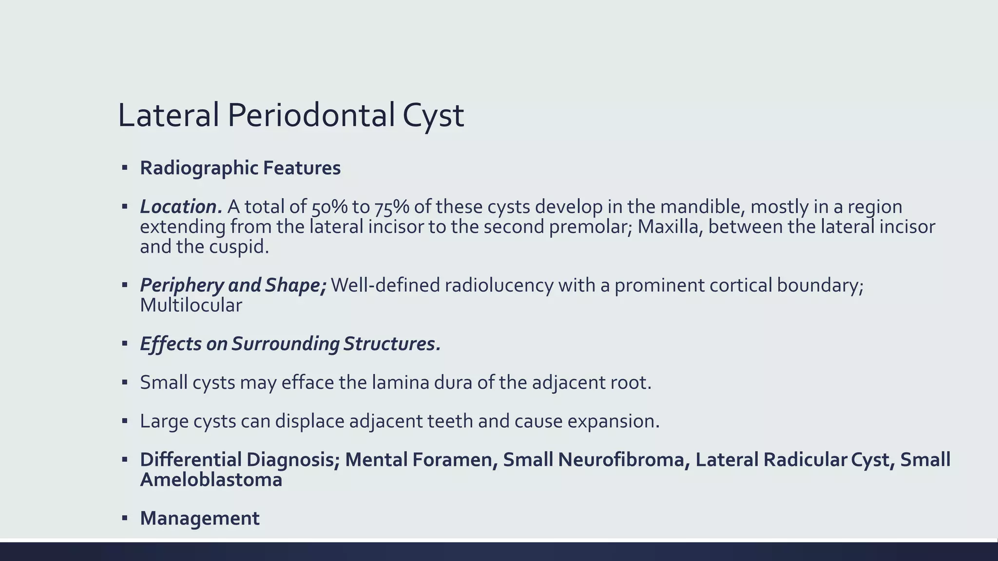 Radiographic Interpretation of Cyst and Cyst-like Lesions of the Jaws ...