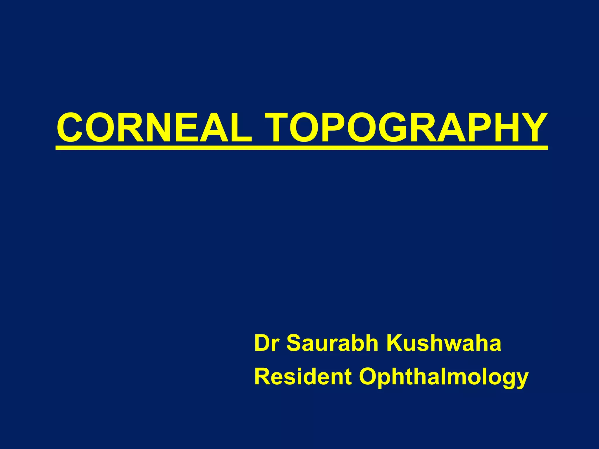 Corneal topography | PPT