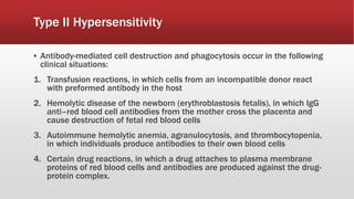 Basic Principles of Hypersensitivity Reactions | PPTX