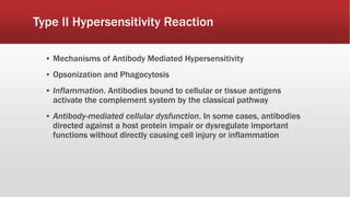 Basic Principles of Hypersensitivity Reactions | PPTX | Allergies ...