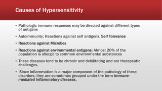 Basic Principles of Hypersensitivity Reactions | PPTX | Allergies ...