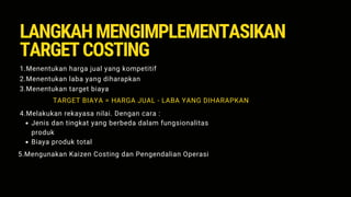 Target Costing | PDF