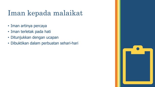 8. iman kepada malaikat (18 november) | PPT