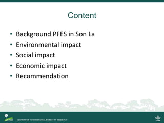 The Impact of PFES in Son La | PDF