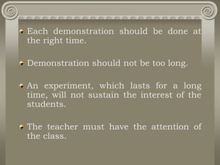 Methods of teaching - Demonstration method | PPSX