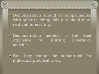 Methods of teaching - Demonstration method | PPSX