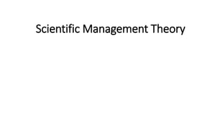 .scientific management | PPT