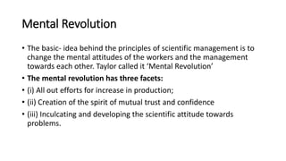 .scientific management | PPTX