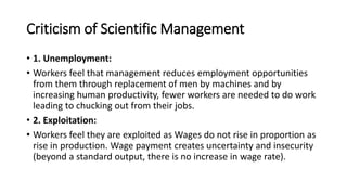 .scientific management | PPT