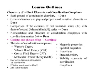 Chelates and chelate effect | PDF