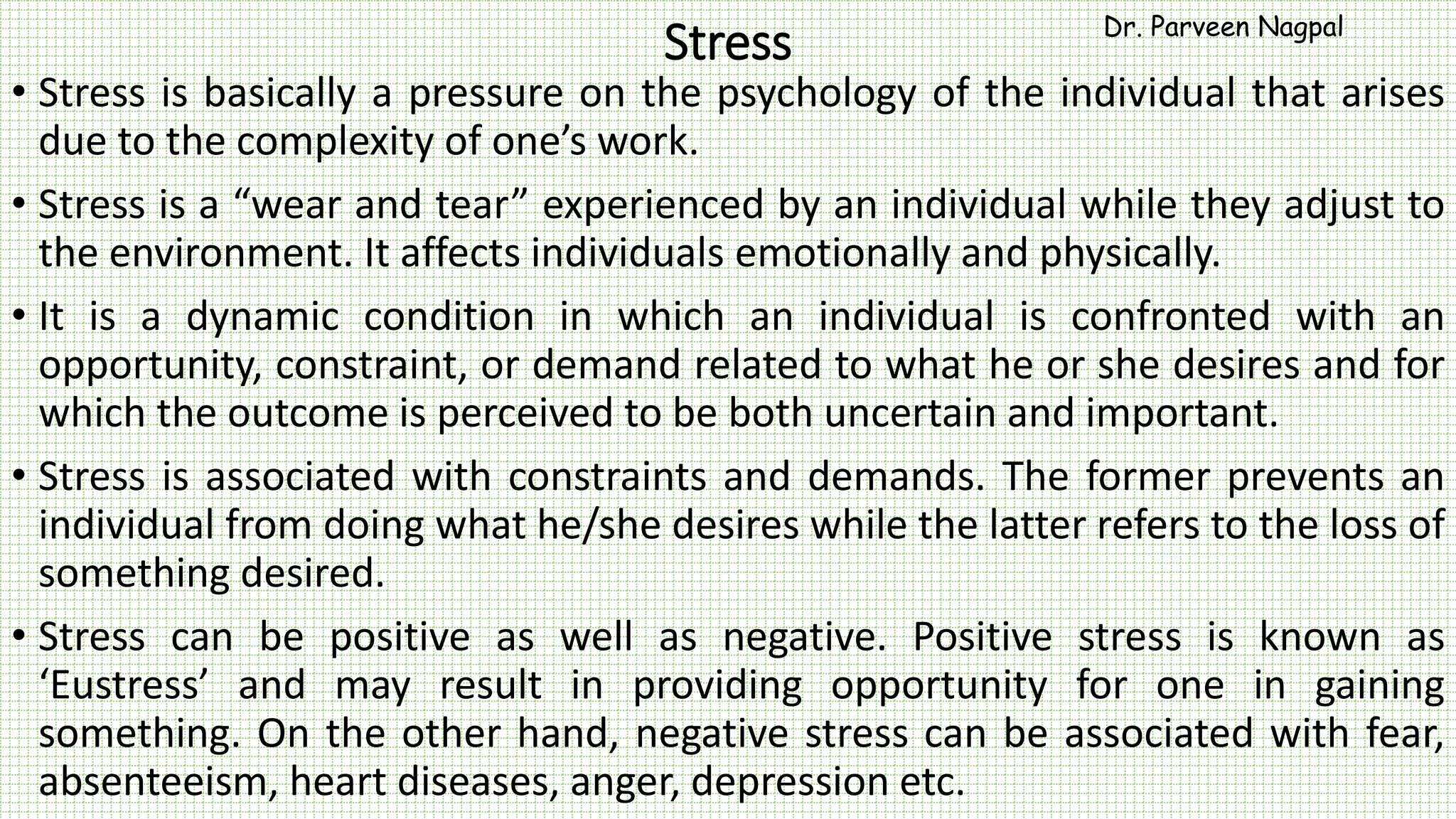 8. Stress Management and Work Life Balance | PPTX