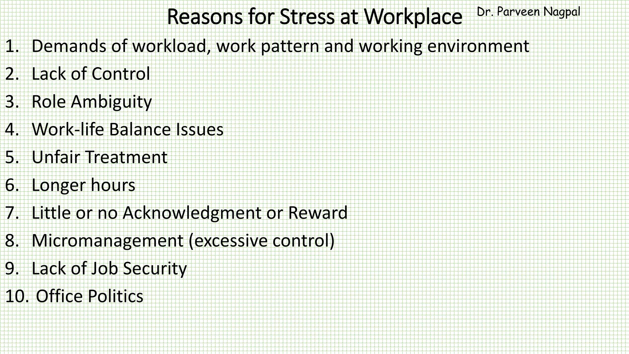 8. Stress Management and Work Life Balance | PPTX