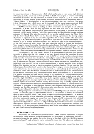 Visual analytics of 3D LiDAR point clouds in robotics operating systems | PDF