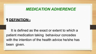 Medication Adherence | PPTX
