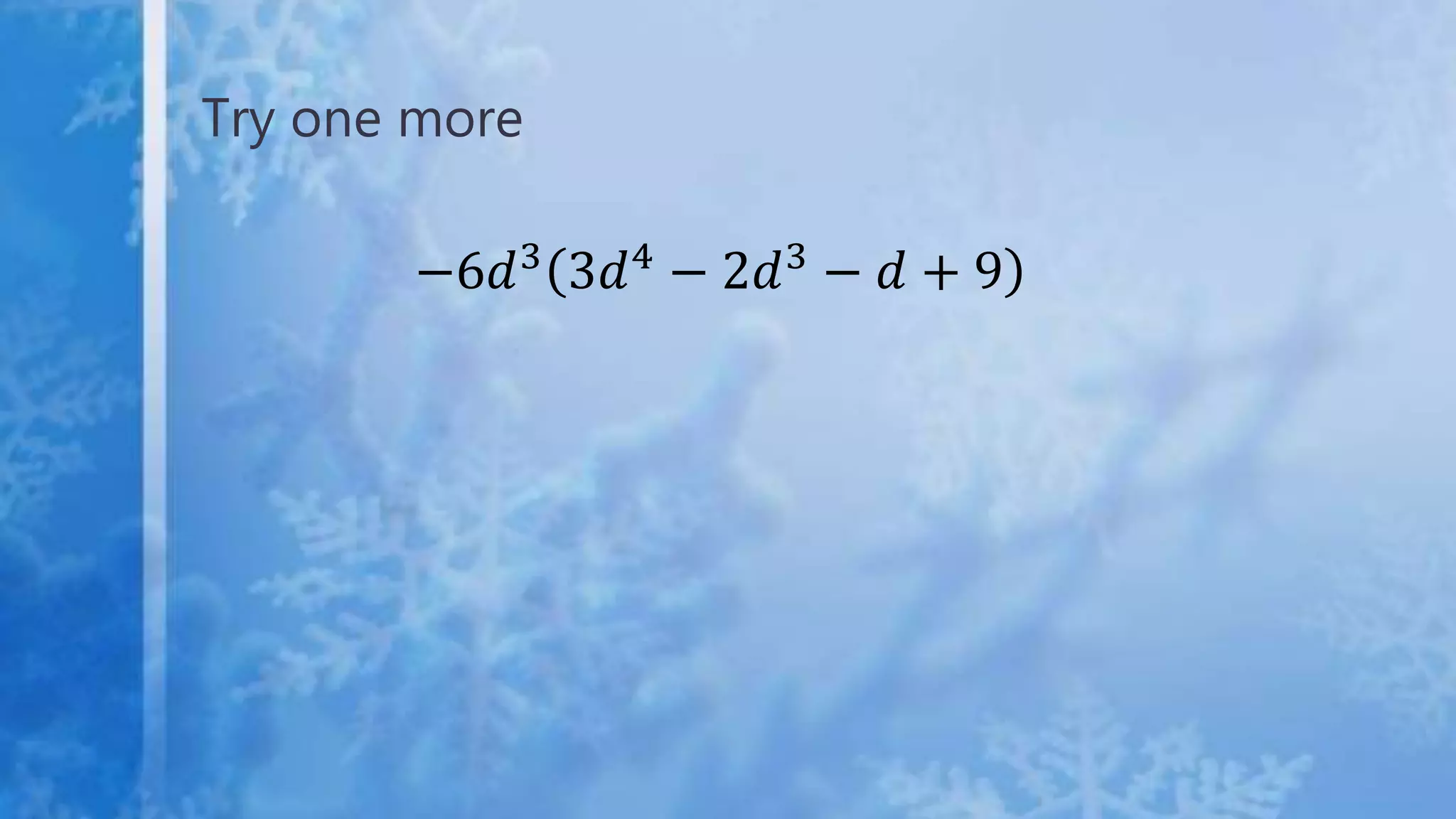 8.2 multiply polynomials and monomials notes | PPT