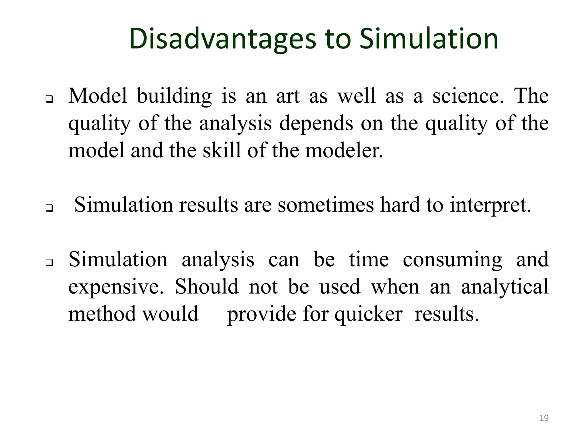 Introduction To Modeling Types Of Models Classification Of