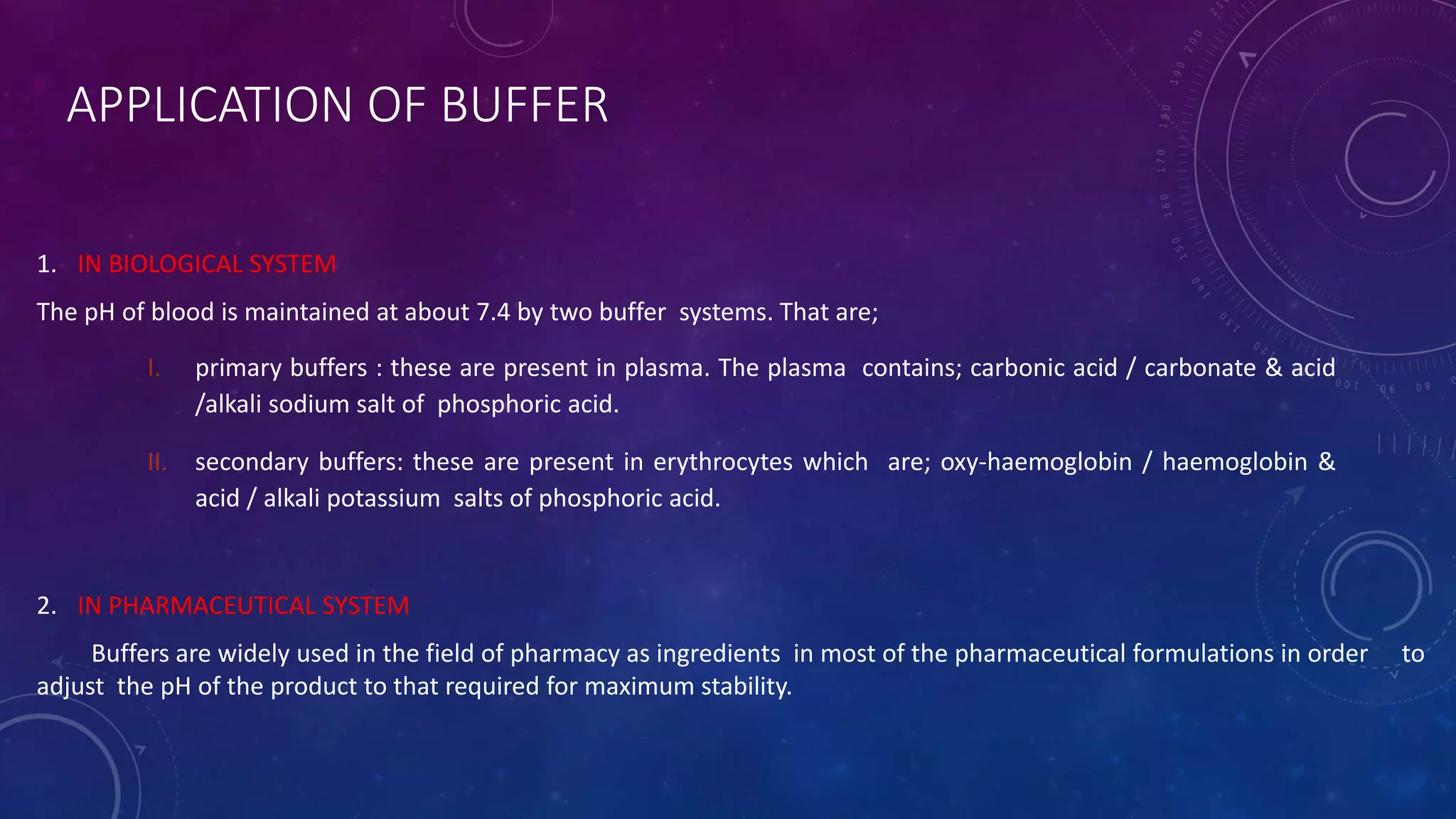 buffer, buffer action and application of buffer | PPTX