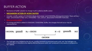 buffer, buffer action and application of buffer | PPTX
