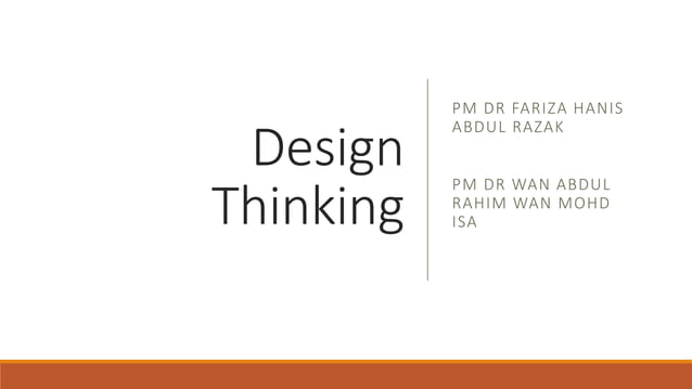 8. design thinking | PPT