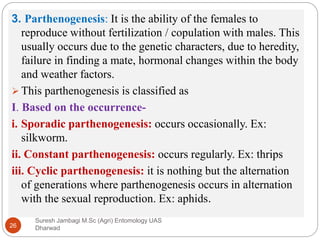 Reproductive system in insect and its types | PPTX