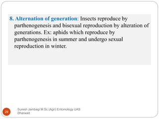 Reproductive system in insect and its types | PPTX