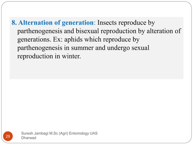 Reproductive system in insect and its types | PPTX | Reproductive ...