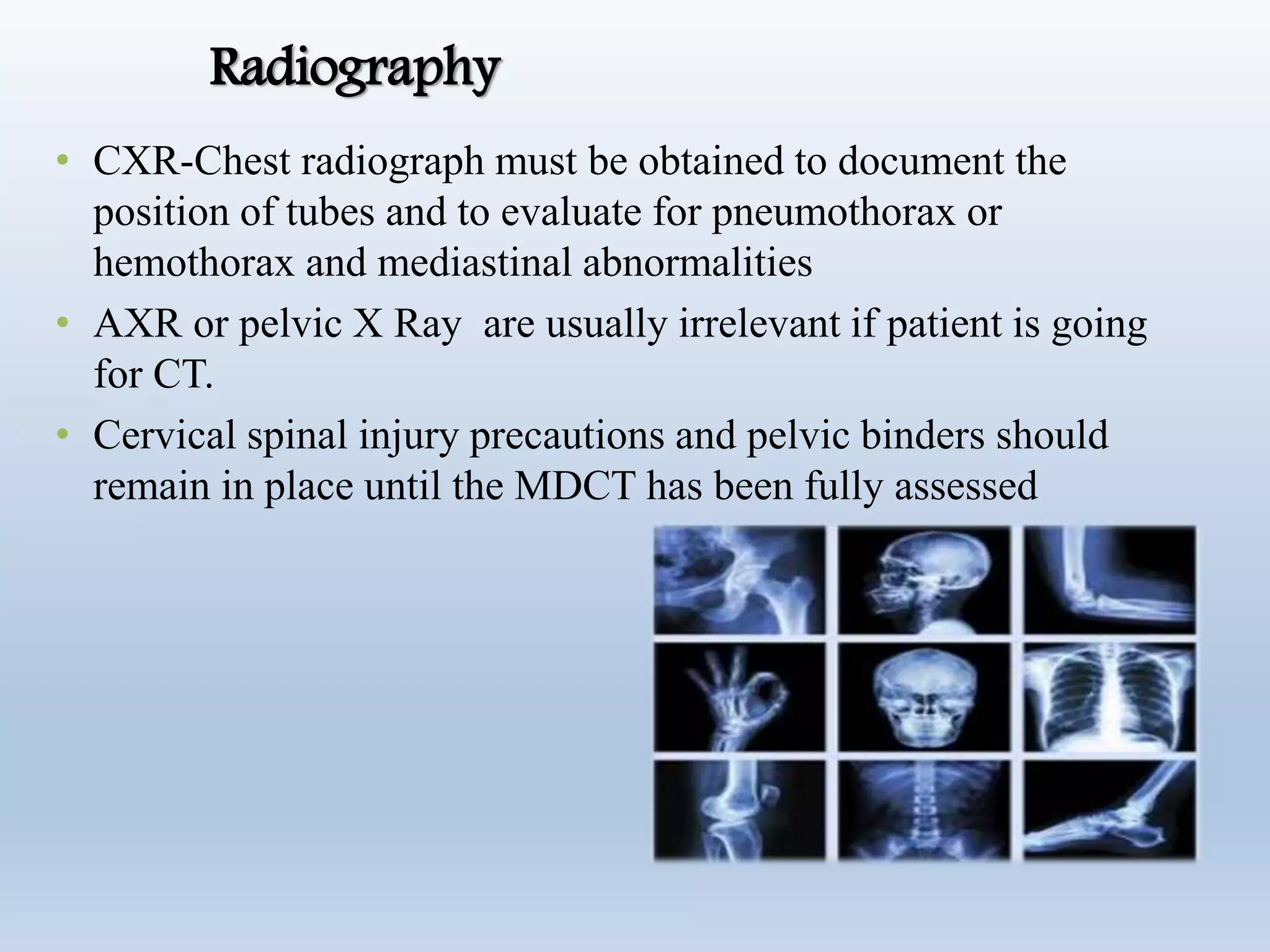 Handling the emergencies in radiology and first aid in the x ray ...