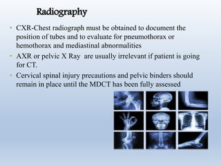 Handling the emergencies in radiology and first aid in the x ray ...