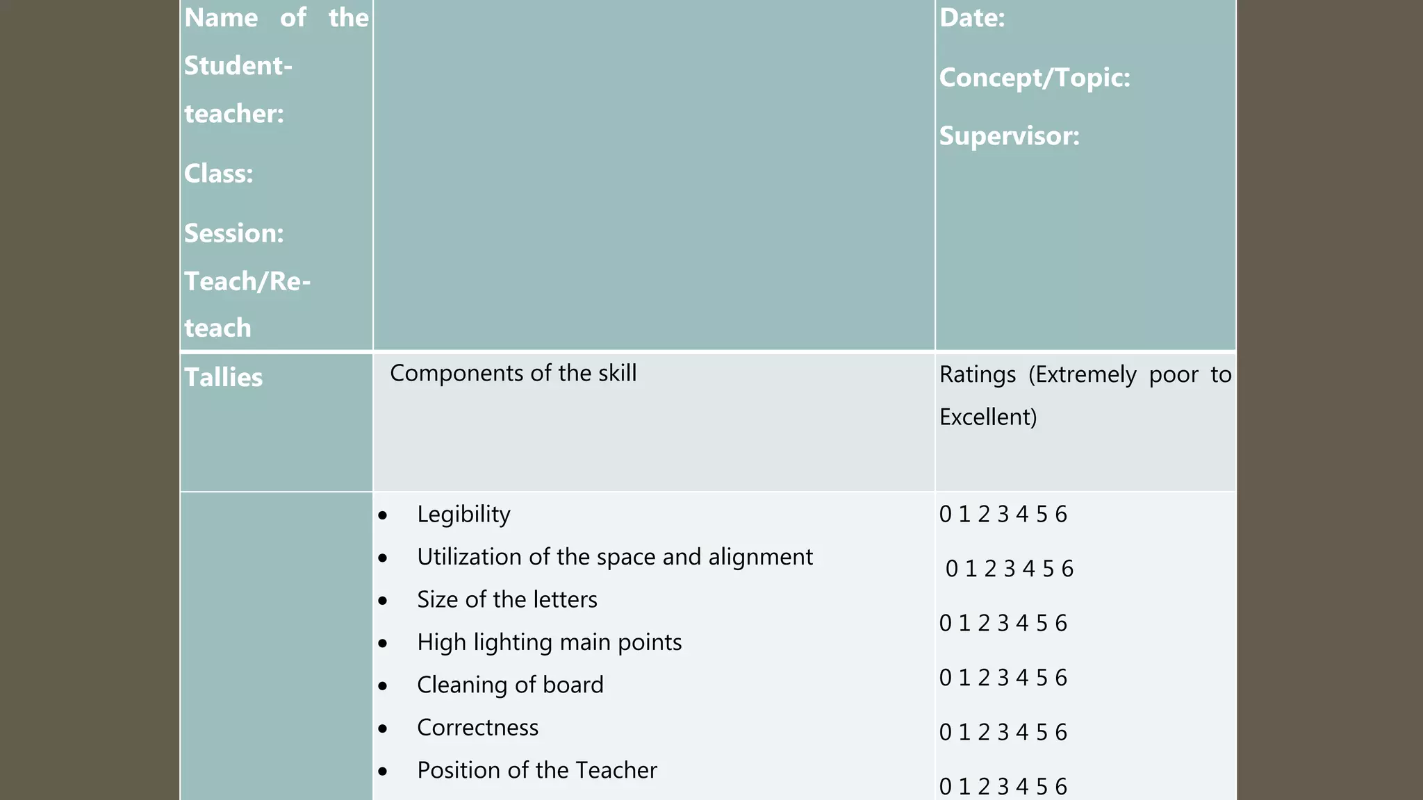 8. skill of using chalk board | PPTX