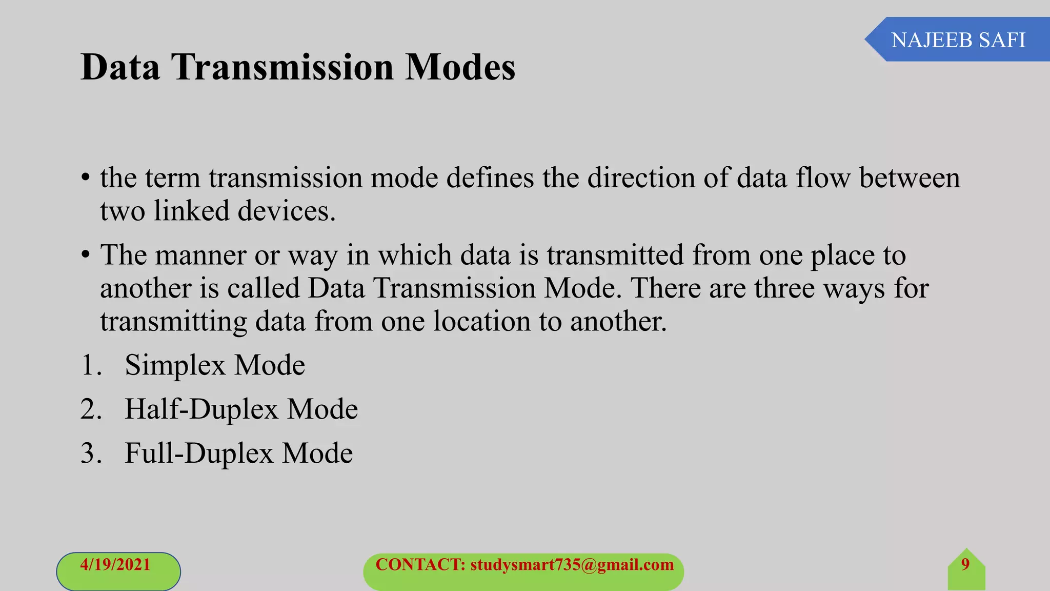 8. networks, modes, types & topologies | PPTX | Computer Networking | Computing