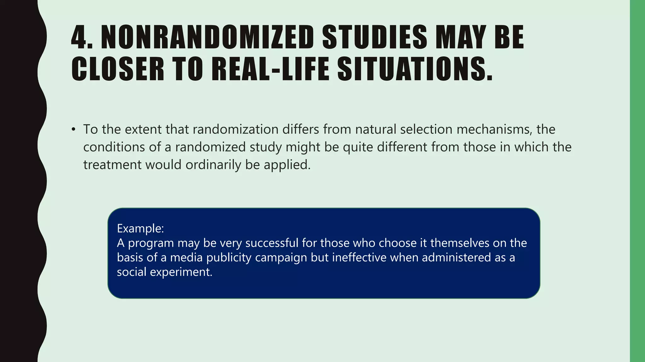 Non Randomised Control Trial | PPTX