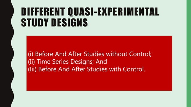Non Randomised Control Trial | PPTX | Medical Health