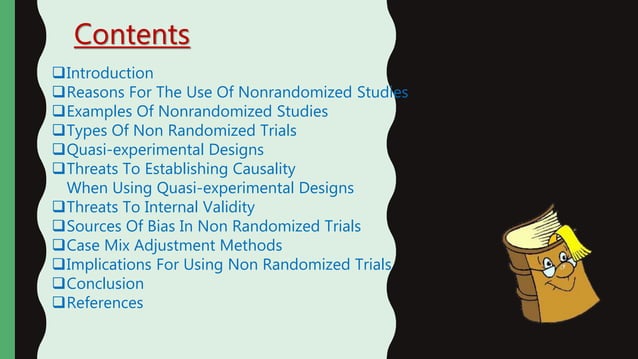Non Randomised Control Trial | PPTX | Medical Health