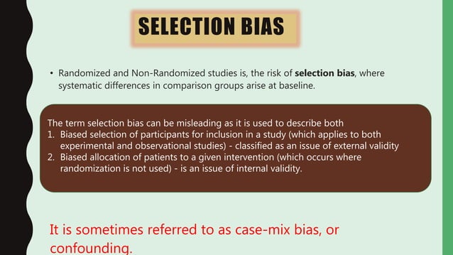 Non Randomised Control Trial | PPTX | Medical Health