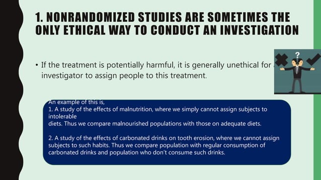 Non Randomised Control Trial | PPTX | Medical Health