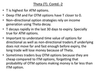 option greeks | PPTX