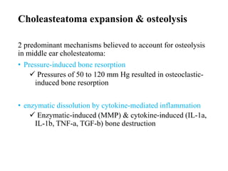 Cholesteatoma | PPTX