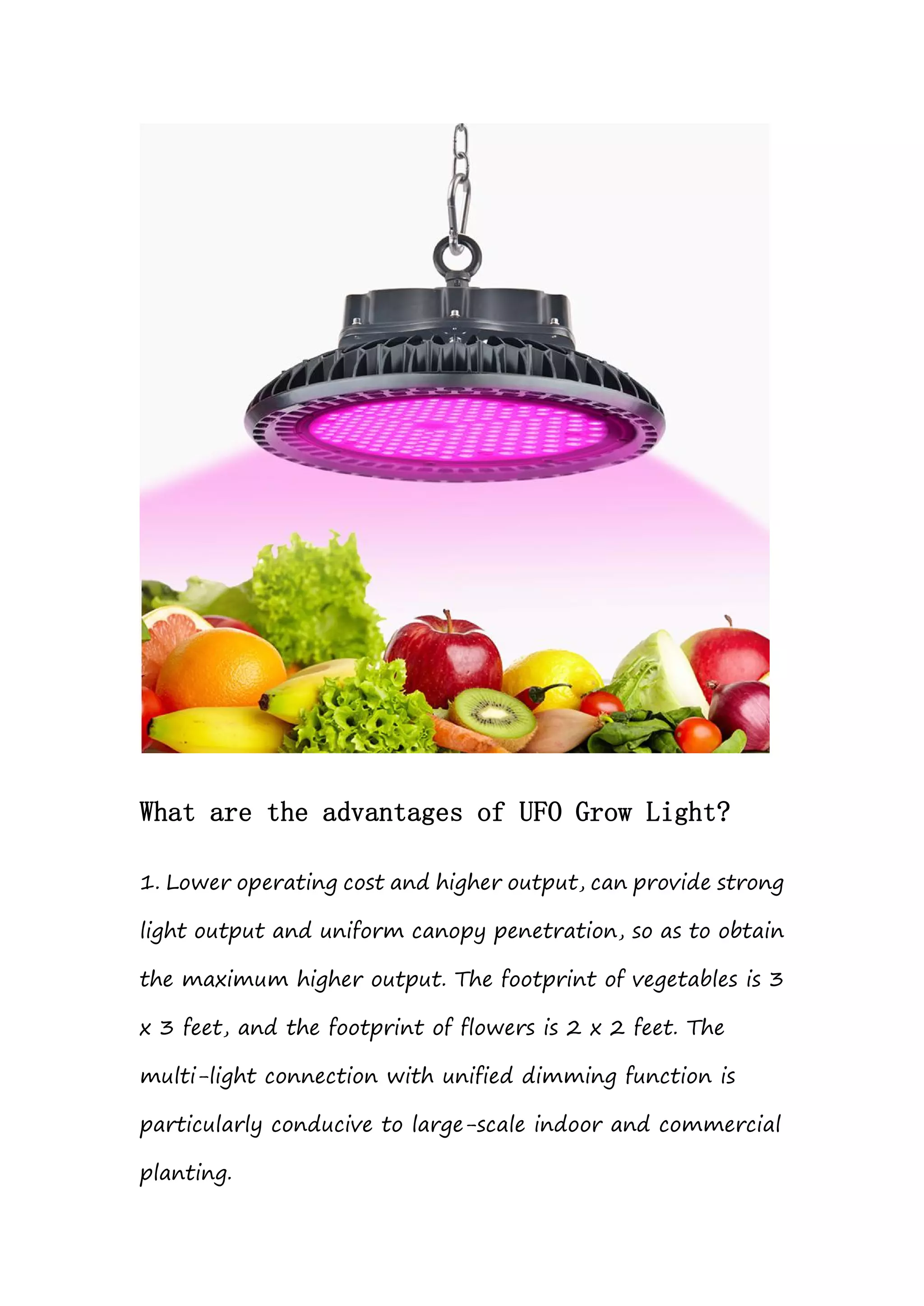 What is ufo led grow lights